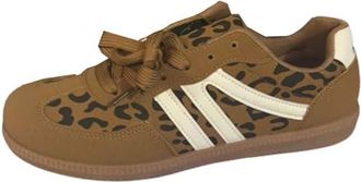 Generic Femme Chaussures Tendance Sneakers Style RéTro DéContractéEs Patchwork Semelle Plate Chaussures De Marche Confortables LéGèRes Et Respirantes Antidéra