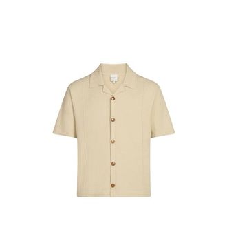 Paul Smith Chemise manches courtes en coton m&eacute;lang&eacute;