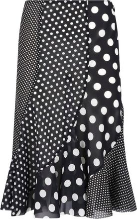 Junya Watanabe Polka Dot Midi Skirt