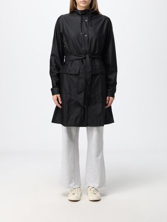 Rains Wasserfester Kapuzen-Trenchcoat mit Bindeg&uuml;rtel in der Taille
