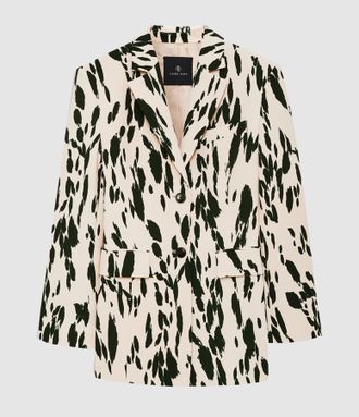 Anine Bing Blazer Laika Golden Beige Leopard