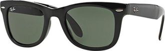 Ray-Ban Lunettes de soleil pour homme RAY BAN Noir RB 4105 FOLDING WAYFARER 601 54/20