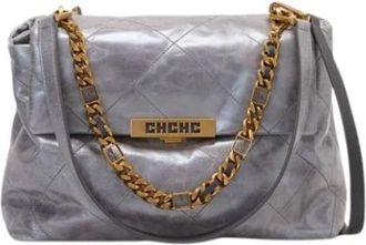 Carolina Herrera Femme, Sacs, Gris, Taille: ONE Size Bimba Satchel