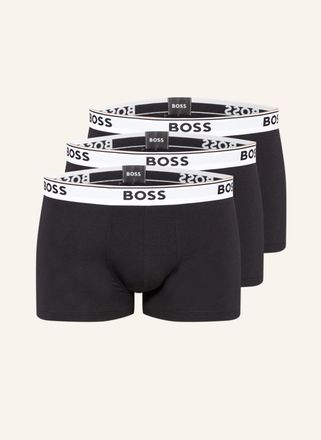 HUGO BOSS 3er-Pack Boxershorts Power schwarz