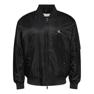 Calvin Klein Jeans Nylon-Bomberjacke - - Jackets - Herren - Schwarzk - L