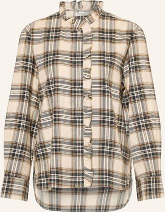 Marc O'Polo Marc Opolo Flanellbluse Mit R&uuml;schen weiss