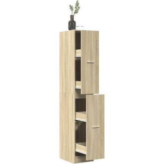 vidaXL Armoire dapothicaire ch&ecirc;ne sonoma bois ding&eacute;nierie - Vidaxl