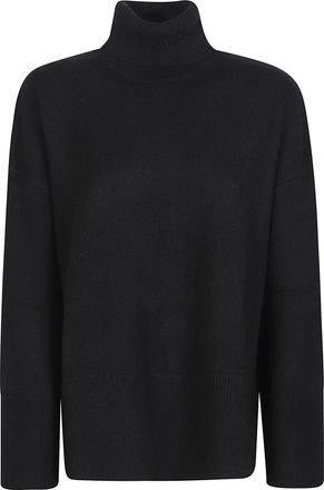 P.A.R.O.S.H. P.a.r.o.s.h., Femme, Pulls, Noir, Taille: 36 FR Pull Col Roulé Loira