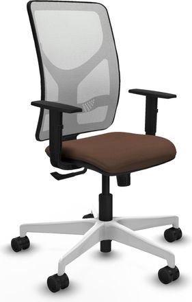 Piqueras y Crespo B&uuml;rostuhl aus Netzstoff, mit 1D-Armlehnen, h&ouml;henverstellbare Lendenwirbelst&uuml;tze, ausgestattet mit 3 Positionen und Schneideschaum, mit Rollen von 65 m