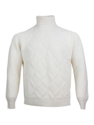 Barba Pull Col Rond - Blanc