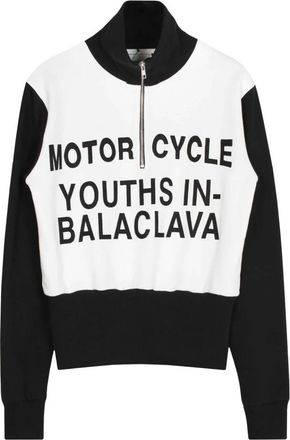 Youths in Balaclava Homme, Sweatshirts et sweats &agrave; capuche, Blanc, Taille: L Motorcycle Race Sweat