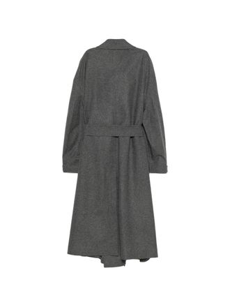 Emporio Armani Flannel Coat - Grey