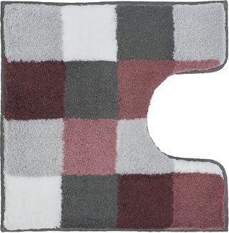 Kleine Wolke 5426407129 WC-Vorleger Caro, 55 x 55 cm, Old Rose, 4004478230477