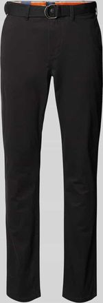 Mc Neal Slim Fit Stoffhose mit franz&ouml;sischen Eingrifftaschen