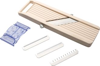 Benriner BN-1 Gem&uuml;sehobel, Kunststoff, Wei&szlig;/Eierschalenfarben, 31.1 x 8.9 x 3.2 cm, Elfenbeinfarben