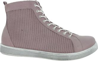 Andrea Conti Damen High Top Sneaker, Amethyst, 36 EU
