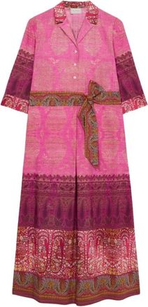 Pierre-Louis Mascia Femme, Robes, Rose, Taille: 38 FR Diomede Midi Shirt Dress