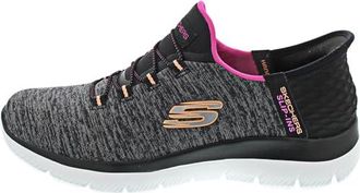 Skechers Baskets Summits pour Femme, BKMT Black Multi, 38 EU