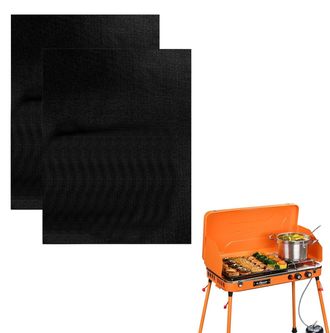 Generic Ofenmatte, Wiederverwendbar, Ofenschutz Für Den Boden Des Ofens | 2 Stück Antihaftbeschichtete Backfolien,Überlaufschutz Für Den Ofenboden, Zubehör Fü