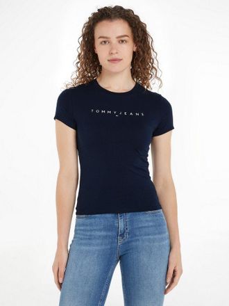 Tommy Jeans T-Shirt TJW SLIM LINEAR TEE EXT in Große Größen
