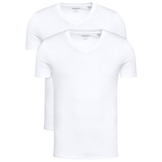 Jack & Jones Jack & Jones T-Shirt-Set Basic 12133914 Wei&szlig; Regular Fit