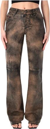 Diesel Femme, Jeans, Brun, Taille: 40 FR L-Ysa Eco Leather Pant