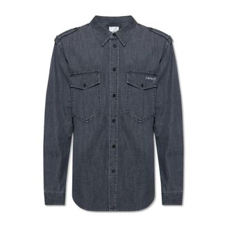 Isabel Marant Cesar Denim Hemd - - Shirts - Herren - Grau - S