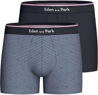 Eden Park Lot de 2 boxers imprim&eacute;s en jersey de coton stretch