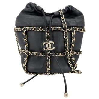 Chanel Pre-owned Vintage Bucket Bag - Femme - Pre-owned - Noir - Taille: ONE Size