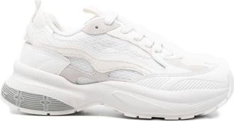 Emporio Armani Femme, Chaussures, Blanc, Taille: 40 EU Mesh Baskets