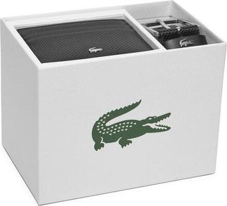Lacoste Kartenetui und G&uuml;rtel Set RC4092 Schwarz