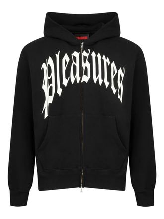 Pleasures Kapuzenjacke mit Reißverschluss - Schwarz