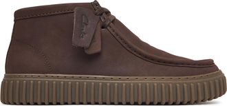 Clarks Halbschuhe Clarks Torhill Hi 26327242 Braun