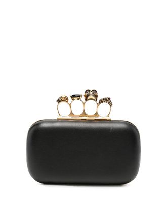 Alexander McQueen Schultertasche - Schwarz