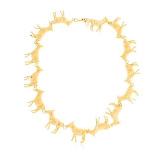 Jacquemus Femme, Accessoires, Jaune, Taille: ONE Size Collier en Laiton