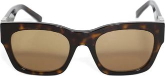 Givenchy lunettes de soleil à monture rectangulaire - Marron