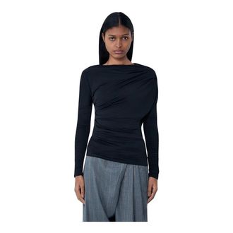Ganni Tops - - Tops - Damen - Schwarzk - M
