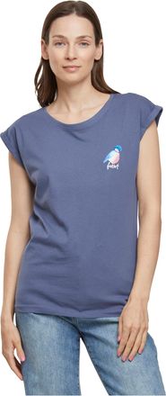 Forvert Ladies Tee San Luis T-Shirt, Vintage Blue, XL Donna