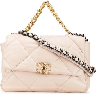 Chanel Hobo Bags - Large Lambskin 19 Flap - Gr. unisize - in Braun - f&uuml;r Damen