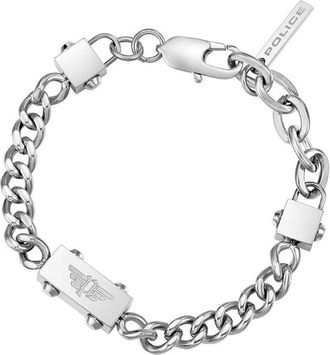 Police Police Armband Herren Metall Silber 20cm Chained Peagb0002102 - - Accessories - Herren - Grau - ONE SIZE