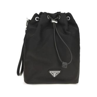 Prada Re-Nylon Drawstring Pouch - - Bags - Herren - Schwarzk - ONE SIZE