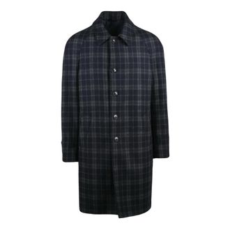 Luigi Bianchi Mantova Cappotto - - Coats - Herren - Blau - S