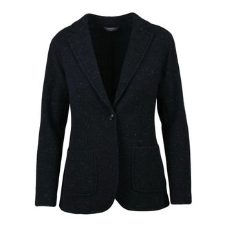 Circolo 1901 Femme, Vestes, Bleu, Taille: 38 FR Blazer Stondato