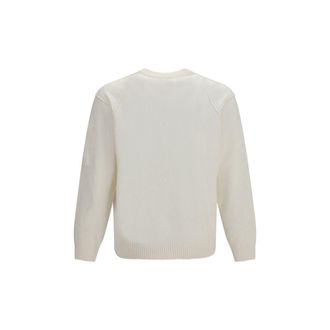 C.P. Company GRS Merino Wool Crewneck Sweater - White