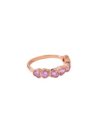 Purelei Hearts Of Love Pink Ring