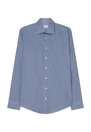 Seidensticker Herren Business Hemd - Slim Fit - B&uuml;gelfrei - Business Kent Patch - Langarm - 100% Baumwolle