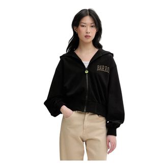 Barrow Studded Zip-Up Sweatshirt - - Sweatshirts & Hoodies - Damen - Schwarzk - M