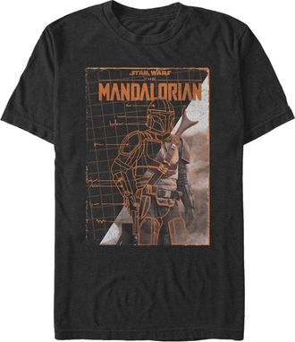 Star Wars Unisex Gallery Poster Organic Short Sleeve T-Shirt, Schwarz, S