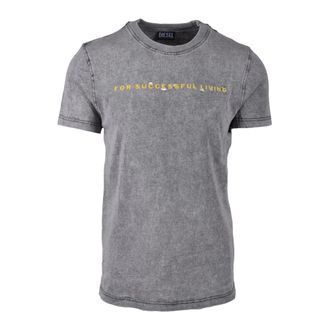 Diesel Baumwoll T-shirt - - Tops - Herren - Grau - XL