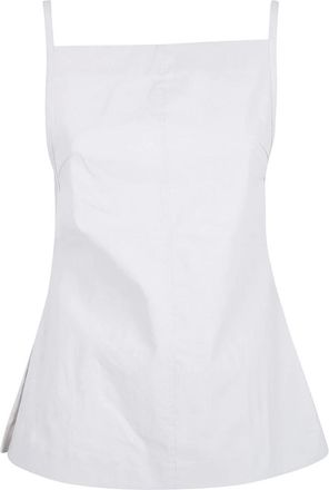 STUDIO NICHOLSON Femme, Tops, Blanc, Taille: 38 FR Apron Top